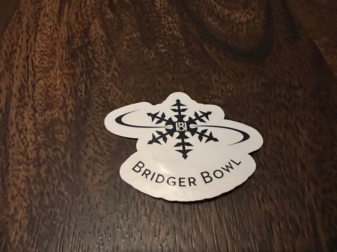 Bridger Bowl Ski Resort Vinyl Printed Sticker - Peel and Stick - Etsy