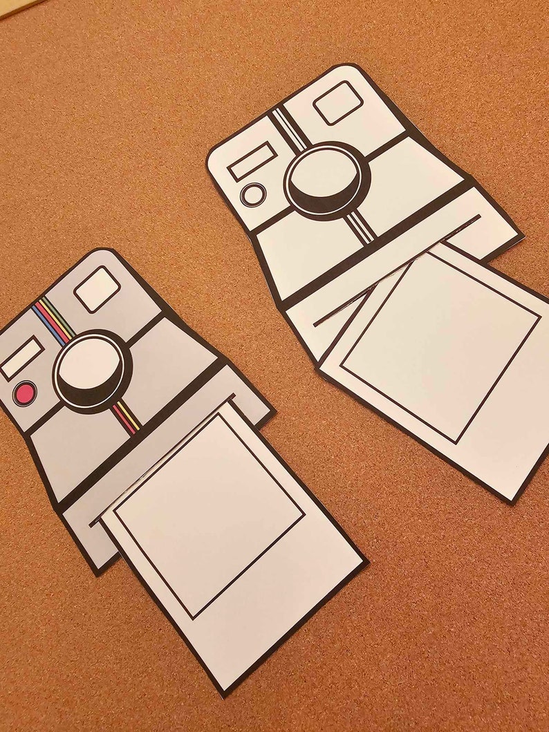 PRINTABLE Say Cheese Camera Bulletin Board Craft Project School Home ...