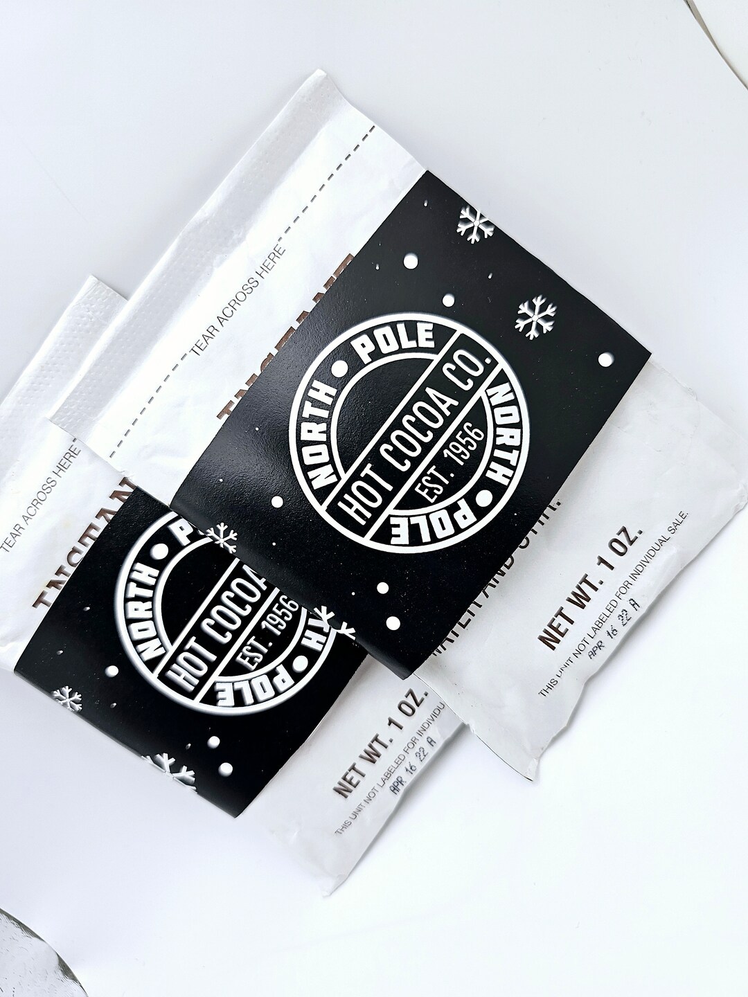 Hot Cocoa North Pole Hot Chocolate Christmas Instant Wrappers | Holiday ...