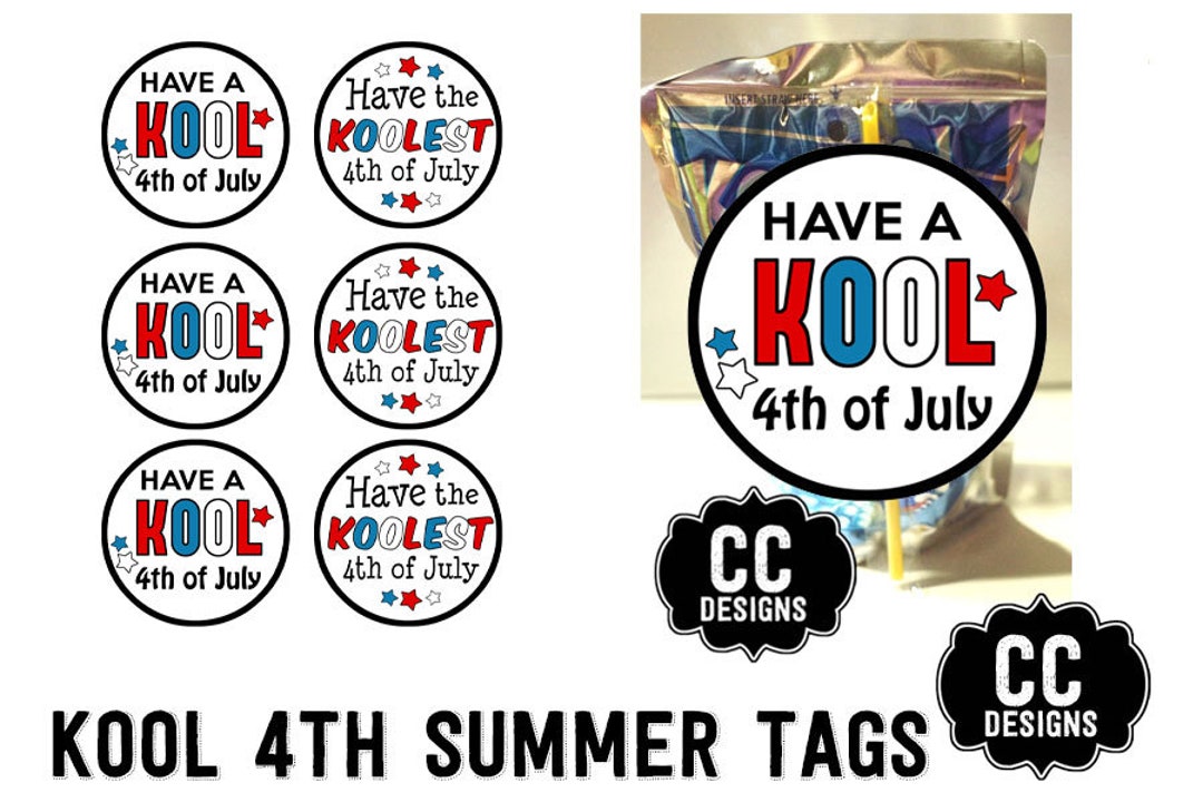 PRINTABLE 4th of July Printable Kool Aid Straw Tags Juice Pouch Tags - Etsy