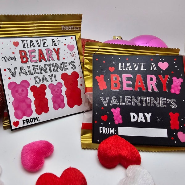 Gummy Bear Valentine - Etsy