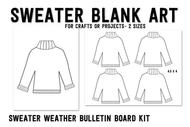 Sweater Weather Christmas Bulletin Board Holiday Ugly Sweater Bulletin ...