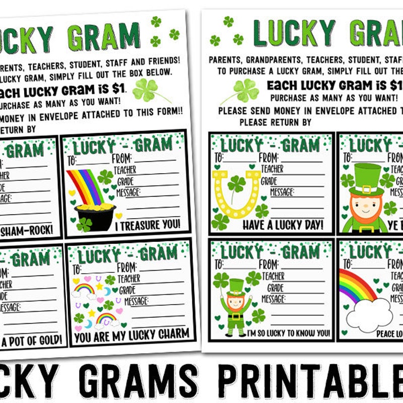 St Patricks Day Candy Grams - Etsy