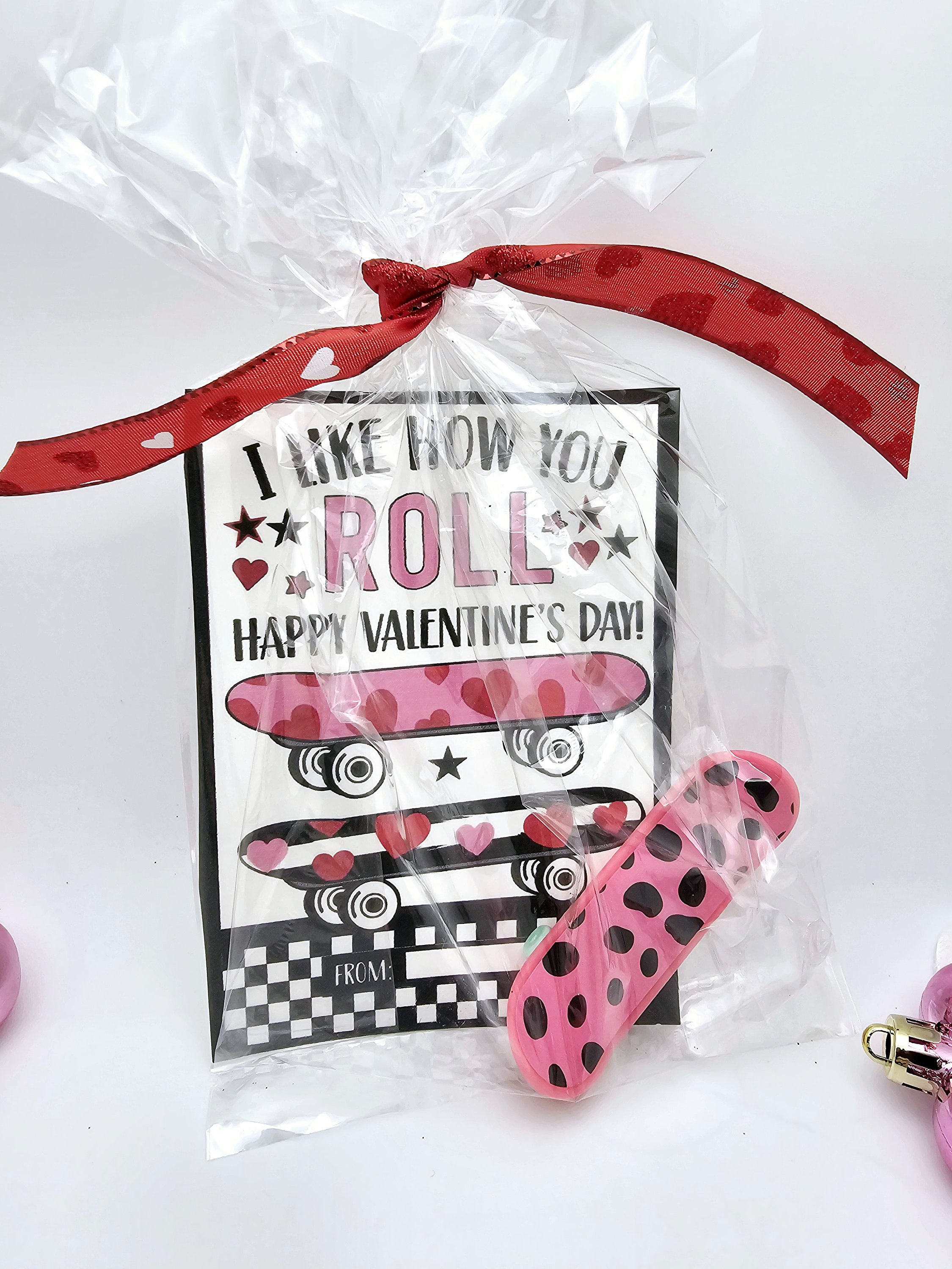 PRINTABLE Skateboard Valentine Favor Card Skate Boarding Valentine ...