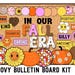Groovy Fall Autumn Bulletin Board Kit Digital Art Door Kit Fall Themed ...