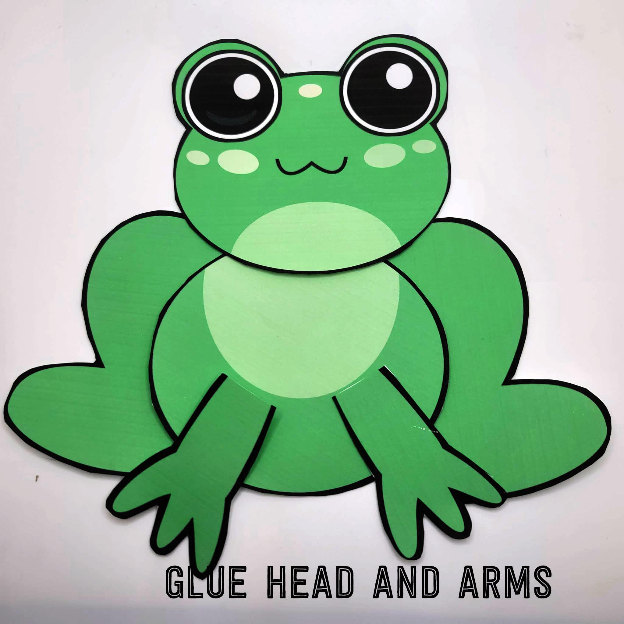 Build a Frog Craft Printable Frog Template Digital Download EASY PREP ...