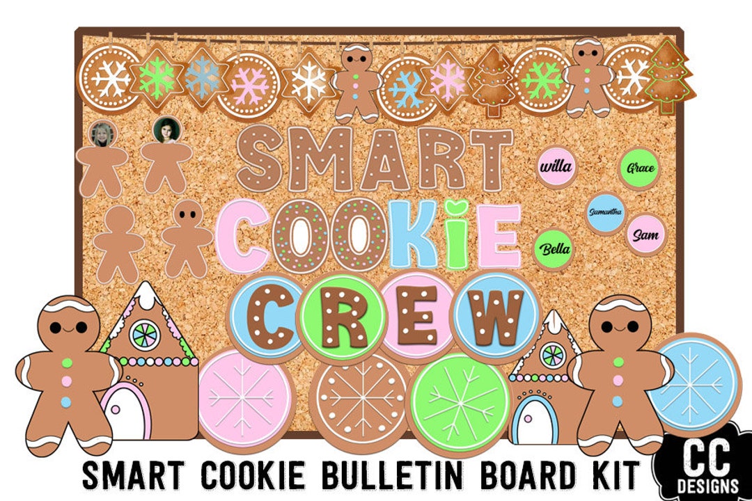 Smart Cookie Holiday Gingerbread Bulletin Board Kit and Student ...