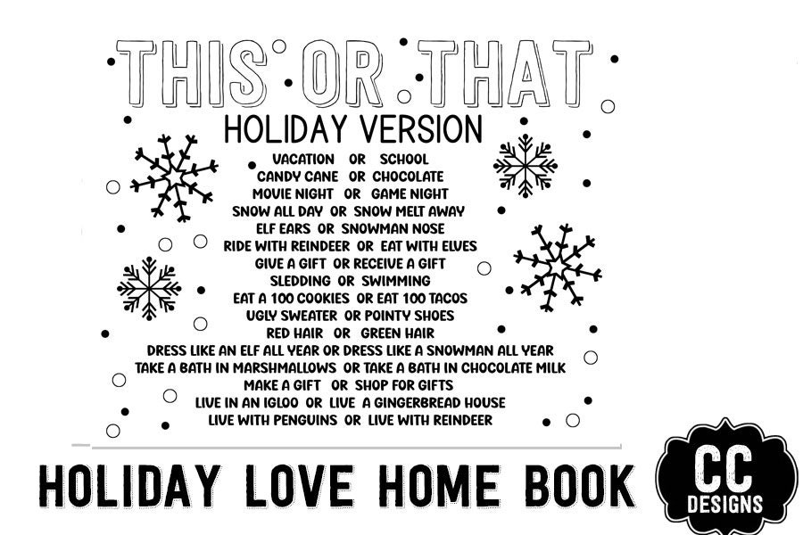 Holiday Christmas Build a Book Fun Kids Activity Keepsake - Etsy