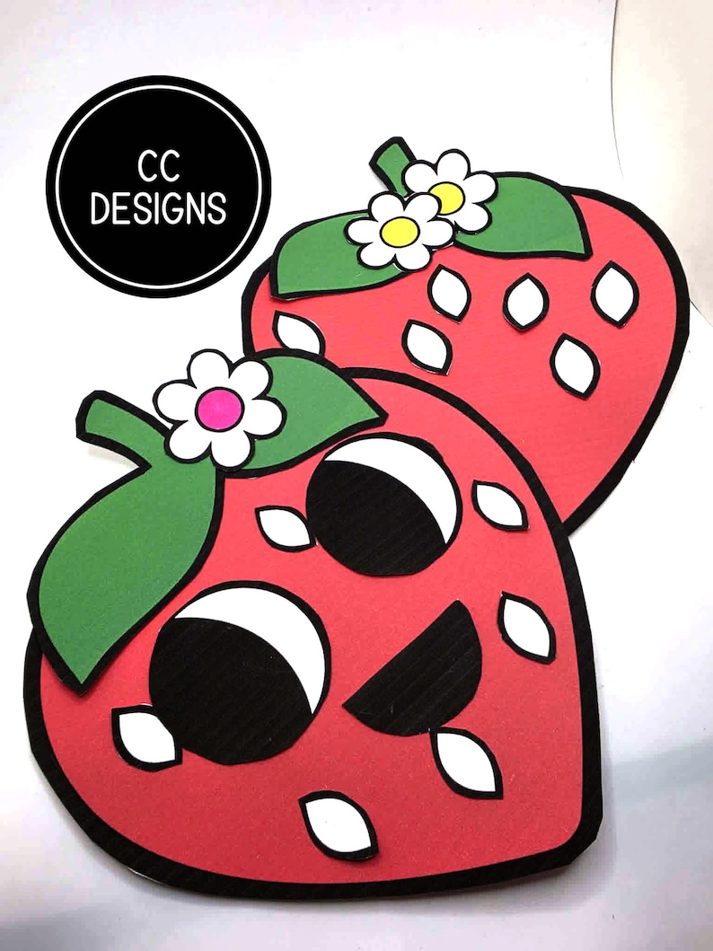 Build a Strawberry Craft Printable | Strawberry Writing Prompt | Summer ...