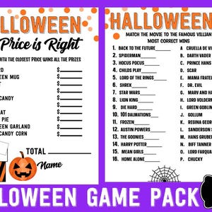 Halloween Party Games Huge Pack of 15 Party Games School Office Home ...