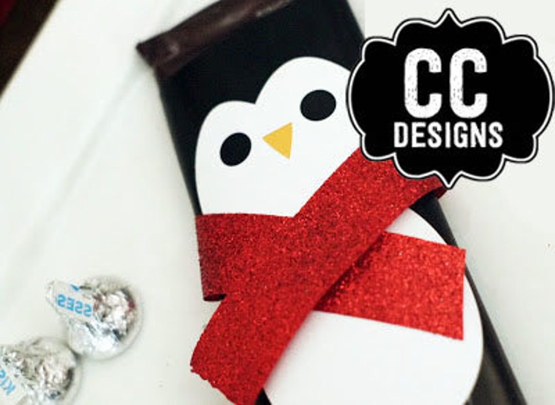 PRINTABLE Penguin Love Candy Bar Wrapper | Christmas Holiday Full Candy ...