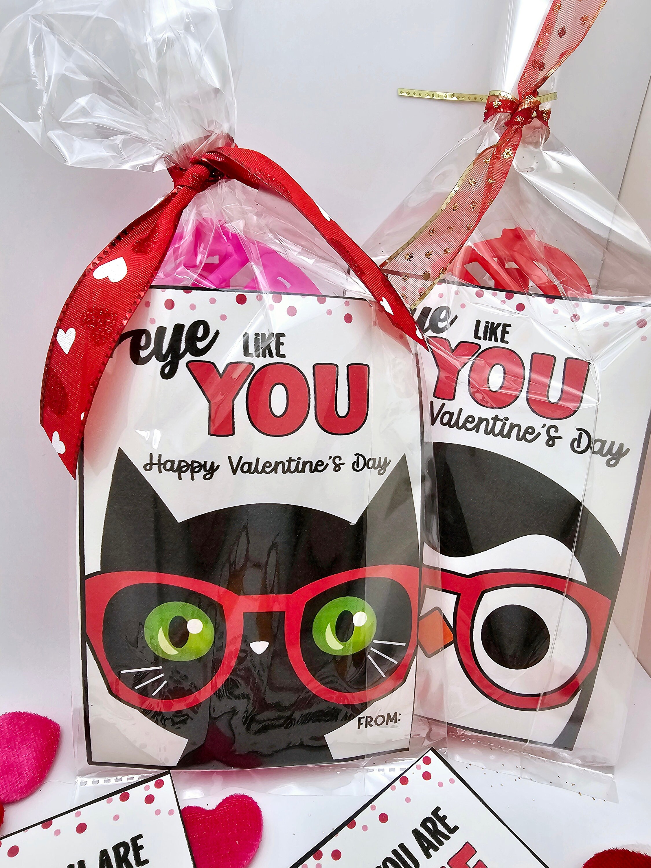 PRINTABLE Valentine Card for Eye Glasses Printable Valentine's Day ...