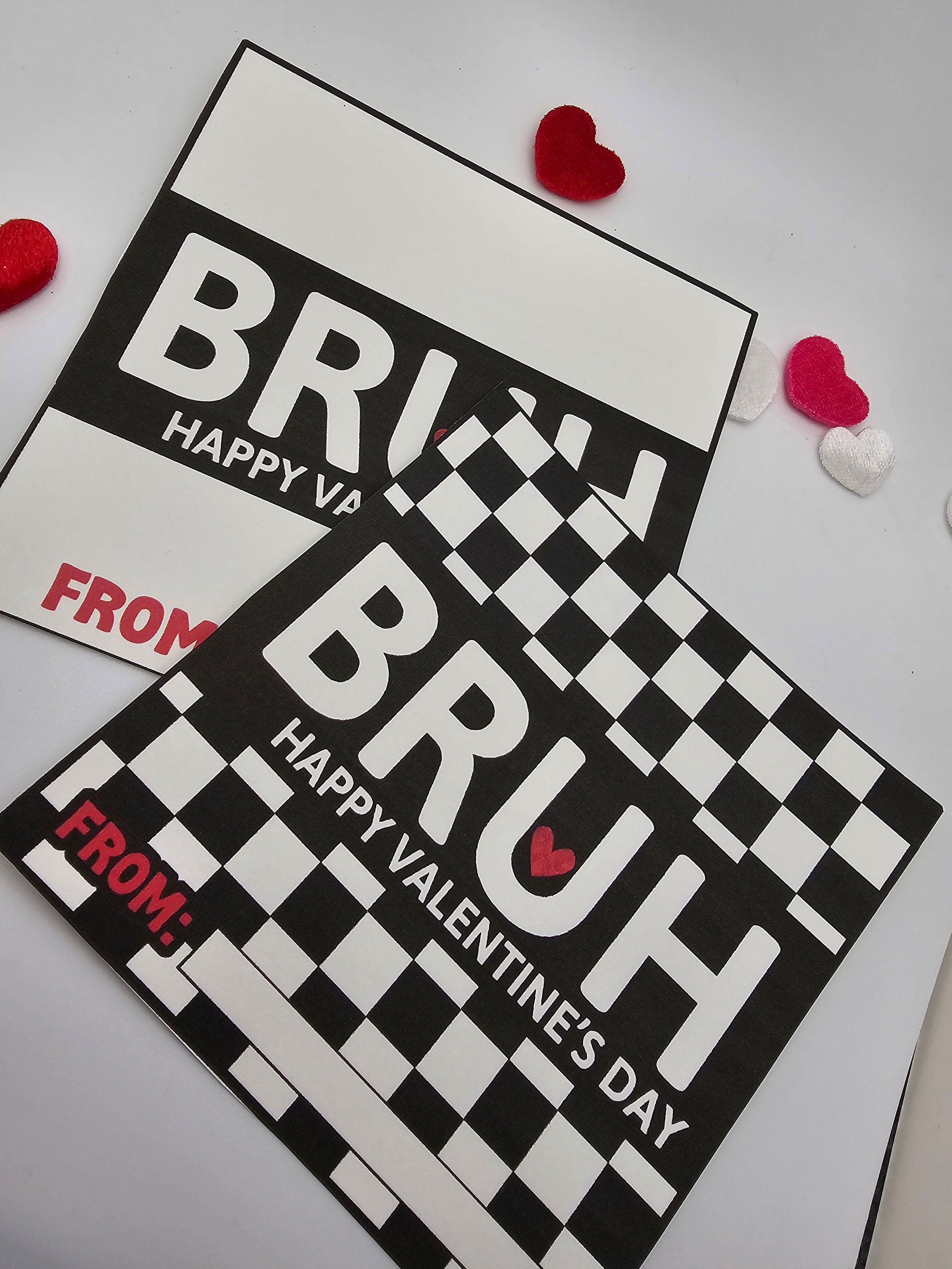 BRUH Valentine Printable Candy Wrapper Bruh Valentine's Day Candy Bar ...