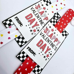 PRINTABLE Bracelet Valentine Printable Slap Bracelet Valentine's Day ...