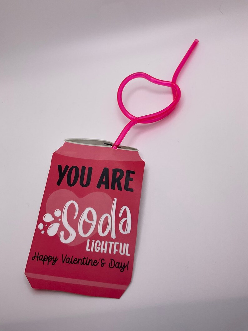 PRINTABLE Halloween Soda Pop Can Straw Favor Tags Soda Can Tag Treats ...
