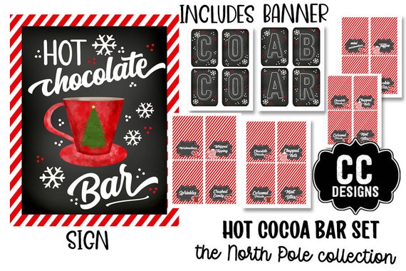 Barras De Chocolate Caliente Para Imprimir
