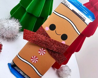 PRINTABLE Santa Love Candy Bar Label Candy Favor Wrap Instant Download ...