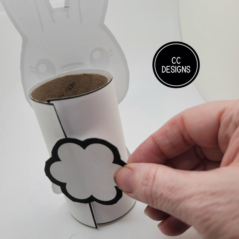 Bunny Craft Printable | Toilet Paper Printable Craft Project | TP Roll ...