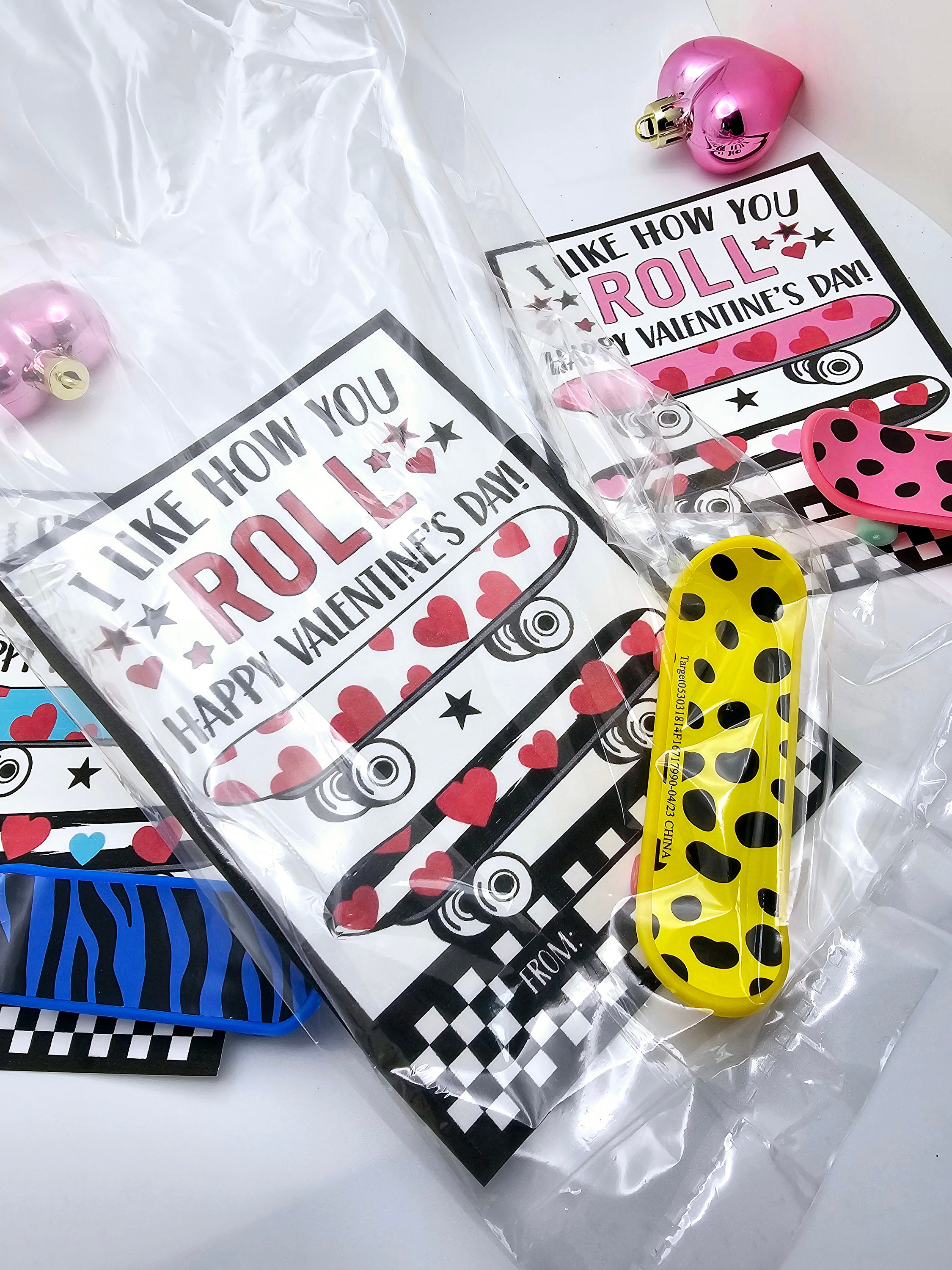 PRINTABLE Skateboard Valentine Favor Card Skate Boarding Valentine ...