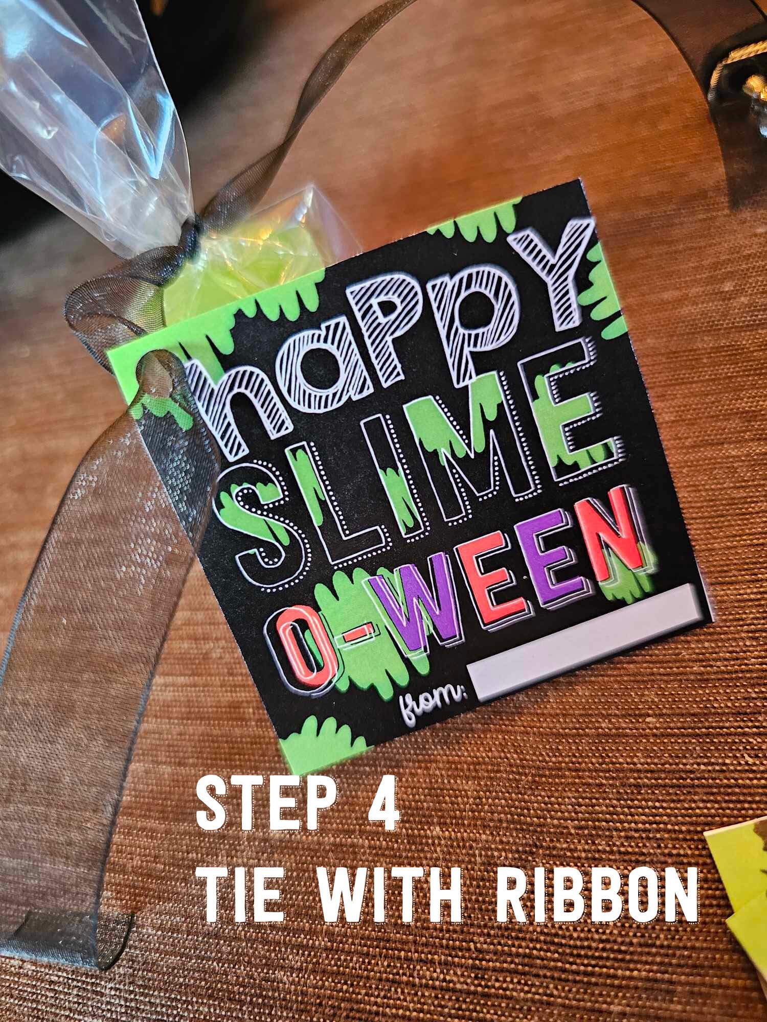 Slime-o Ween Halloween Slime Fun Favor Tags Slime Neon Tags - Etsy
