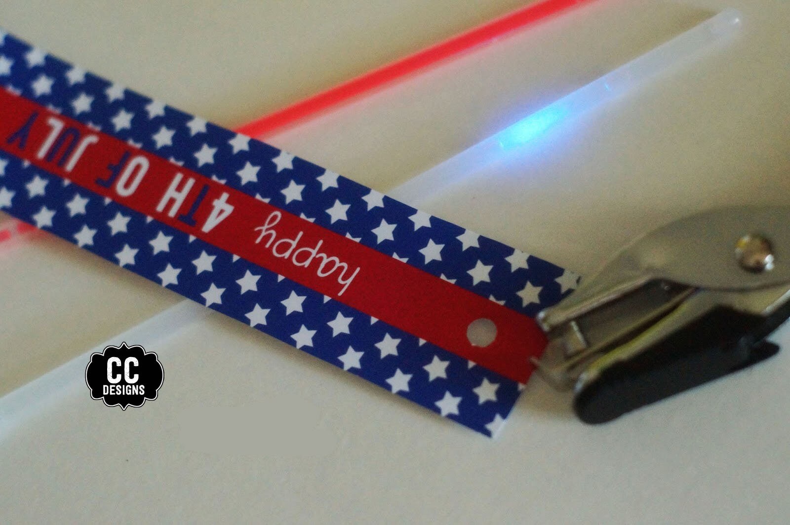 PRINTABLE July 4th Glow Stick Cards Glow Stick Party Card 4th of July ...