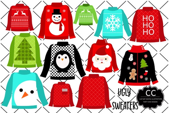 Papercraft Printable CHRISTMAS SWEATER/ Digital Images Printable Cut ...