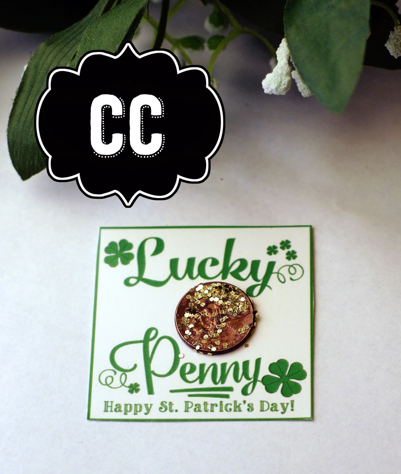 PRINTABLE Lucky Penny Digital Card Classroom Favor Cute St. Patrick's ...