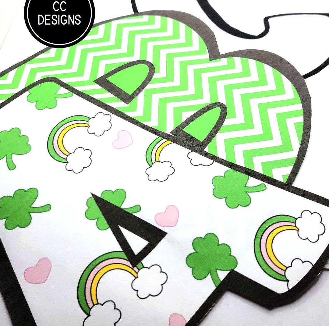 Lucky Vibes Bulletin Board Letters 3 St. Patrick's Day Alphabet ...