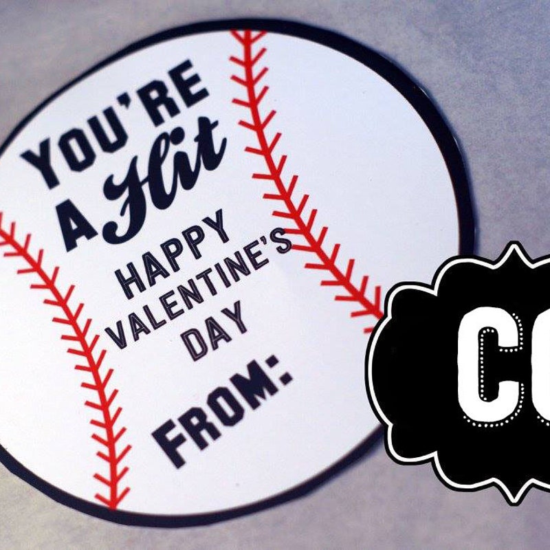 Baseball Valentines Box - Etsy