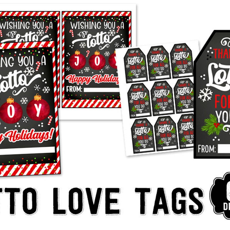 Lotto Christmas Tag - Etsy