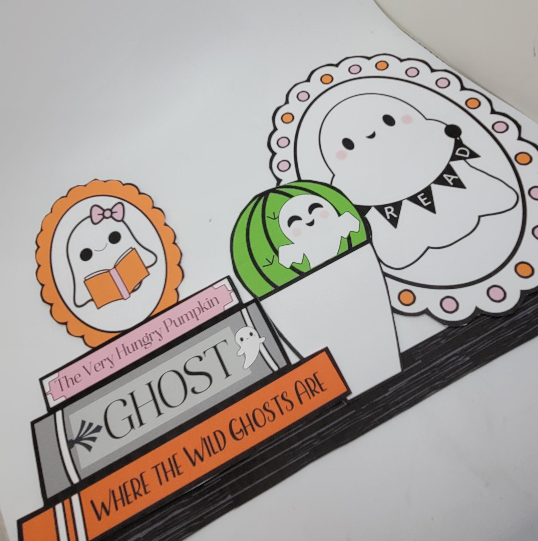 Spooky Books Bulletin Board Kit | Halloween Classroom Reading Corner ...