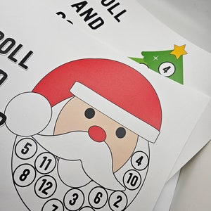 Christmas Games for Kids Roll A Dice and Cover Game I Classroom Party ...