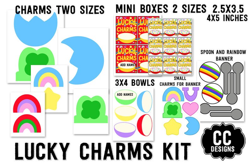 Bulletin Board Kit Lucky Charm Door Kit St. Patrick's Day Door Art Kit ...
