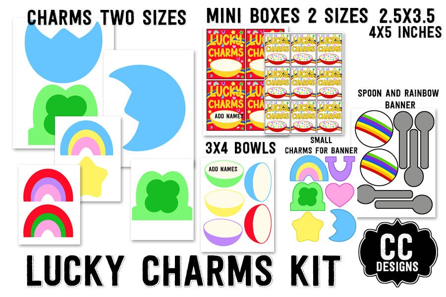 Bulletin Board Kit Lucky Charm Door Kit St. Patrick's Day Door Art Kit ...