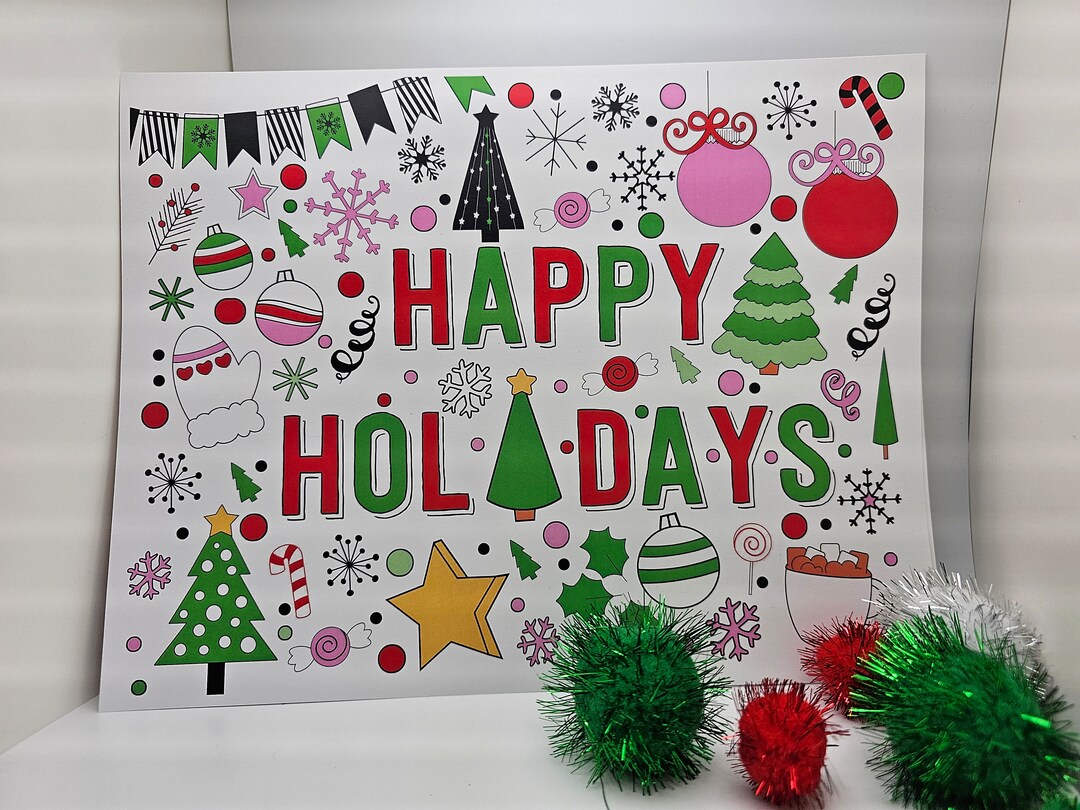 Holiday Christmas Build a Book Fun Kids Activity Keepsake Project Craft ...