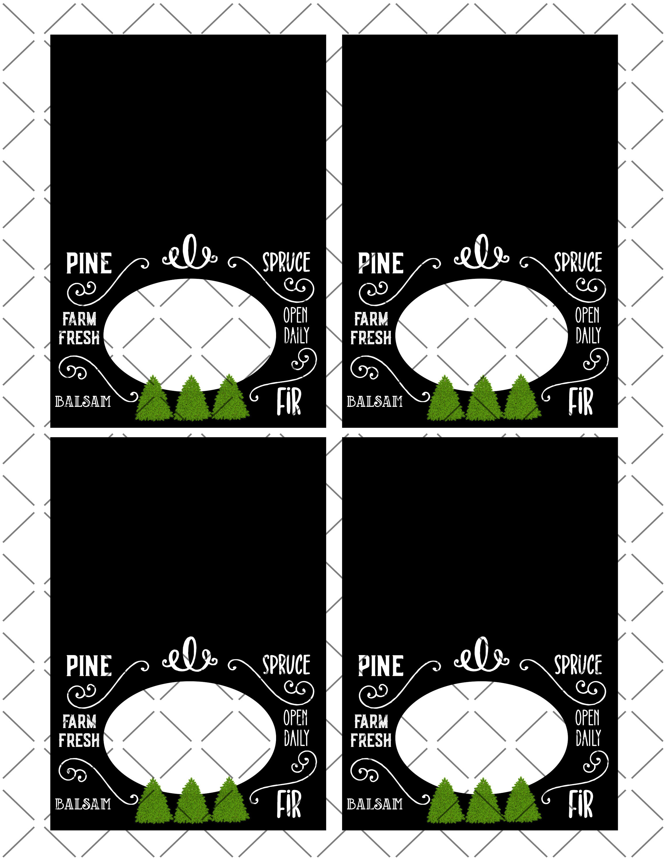 PRINTABLE- Farm Fresh Mega Pack Digital Collection Favor Tags Signs Bag ...