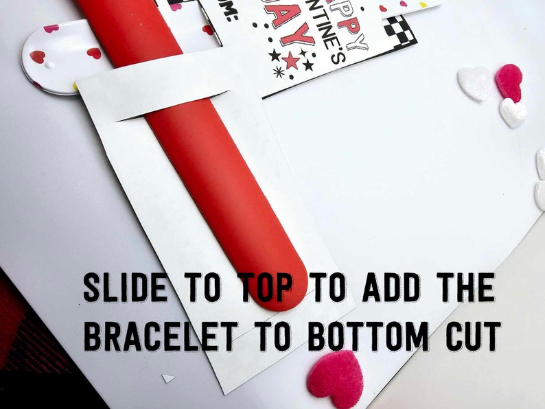 PRINTABLE Bracelet Valentine Printable Slap Bracelet Valentine's Day ...