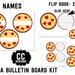 Pizza My Heart Bulletin Board Kit Valentine's Day Every Day Pizza Kit ...