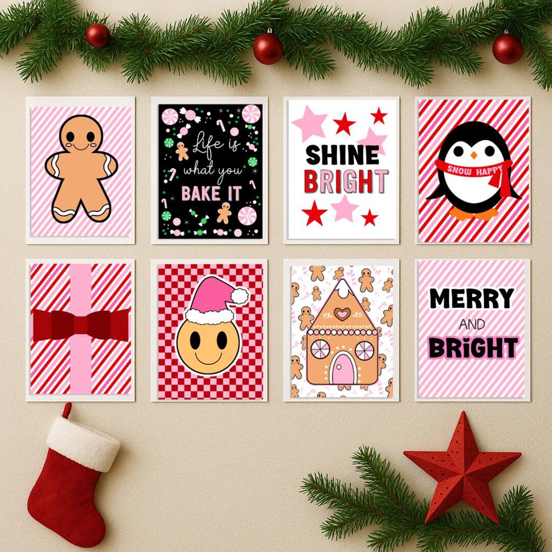 Classroom Poster Art | Christmas Posters | Gingerbread Poster Pack ...