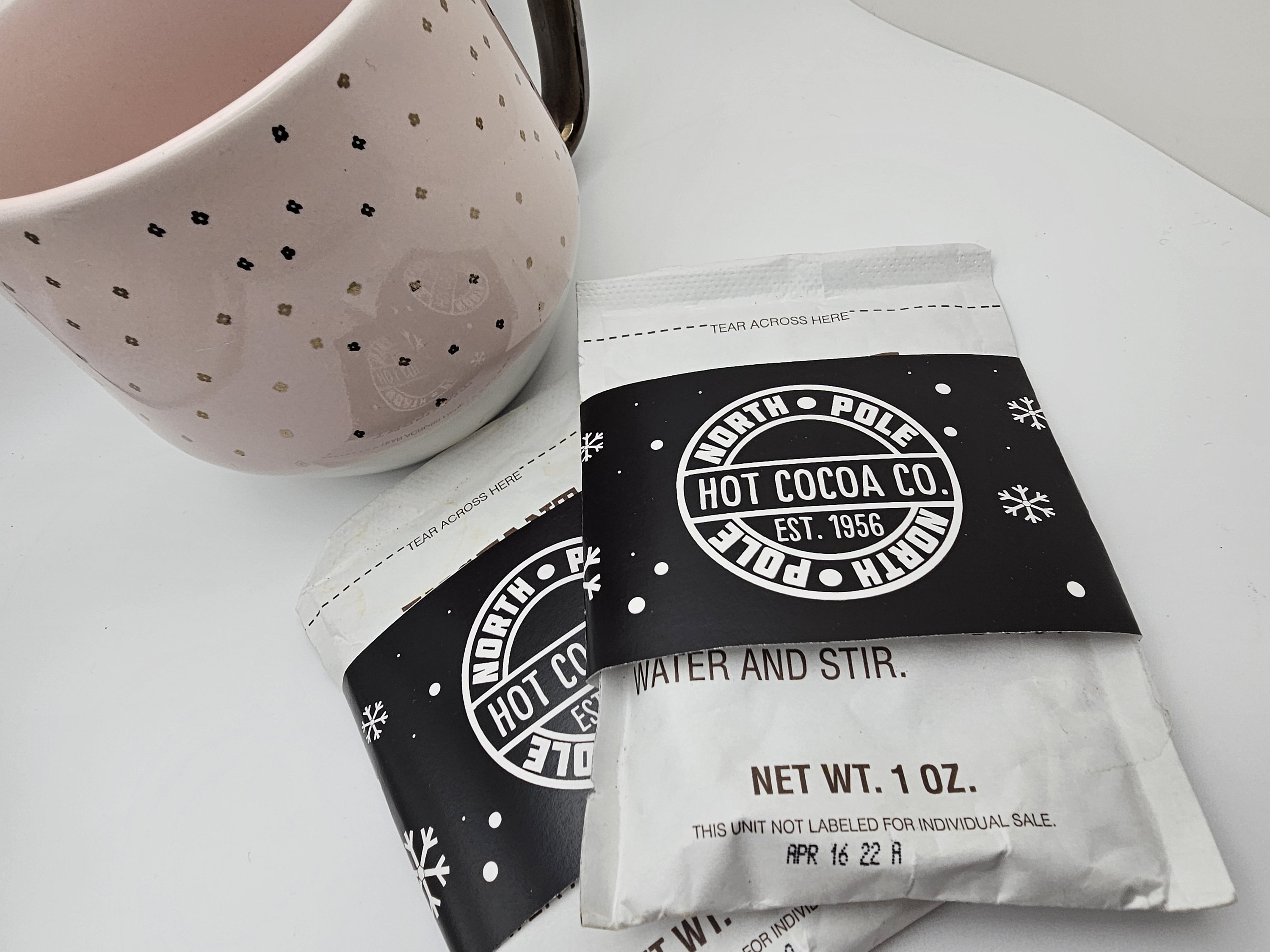 Hot Cocoa North Pole Hot Chocolate Christmas Instant Wrappers | Holiday ...