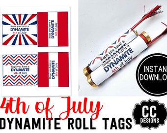 4th of July Dynamite Candy Wrapper - Etsy
