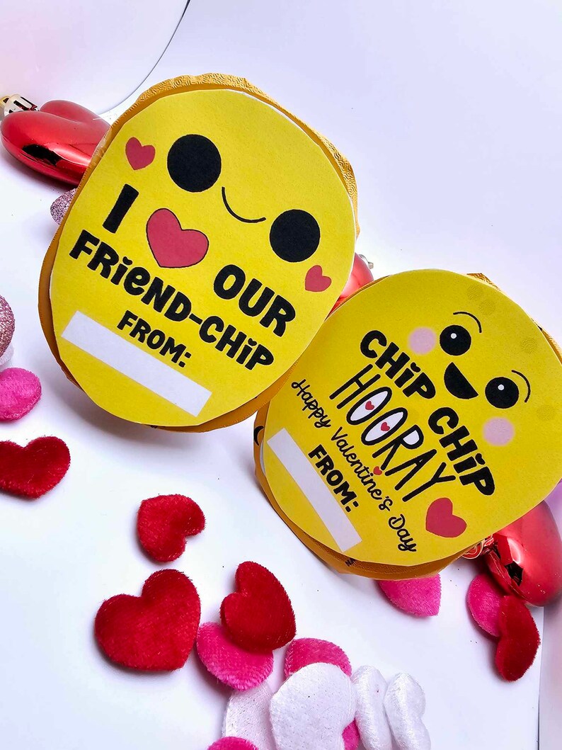 Valentine Printable Pringle Chips Can Printable Favor Tags Fun ...