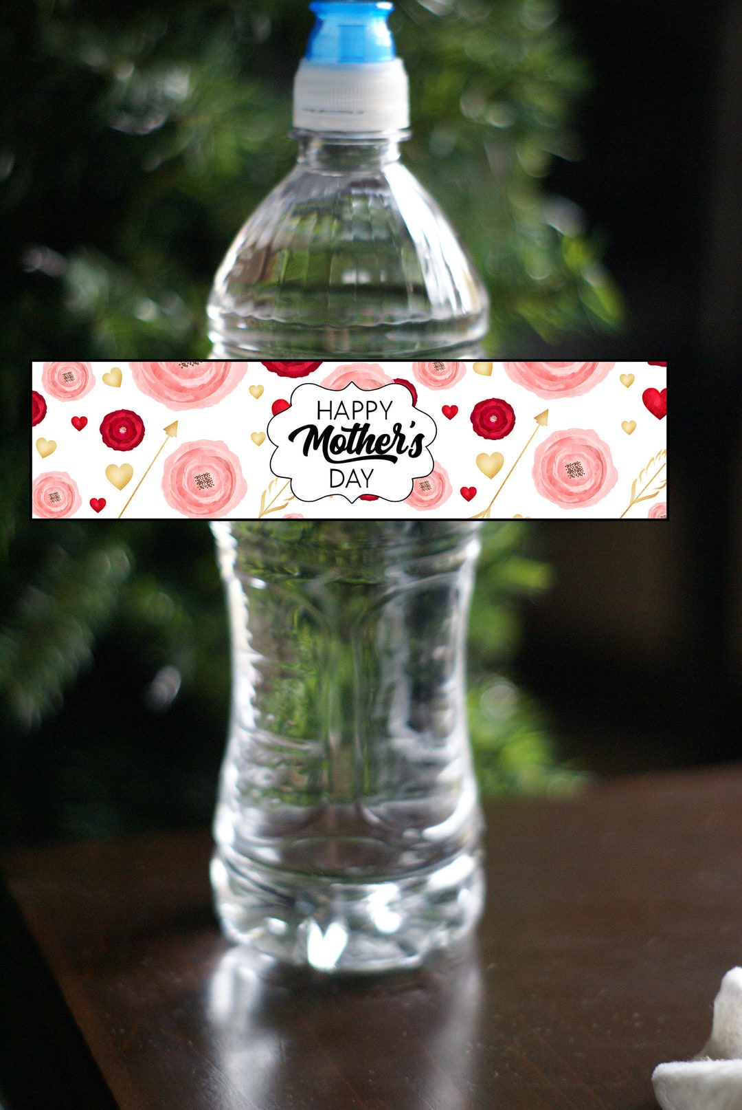 PRINTABLE Mother's Day Digital Water Bottle Labels Happy Mother's Day ...