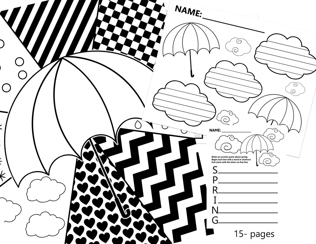 PRINTABLE Spring Activities + School Worksheets | Homeschool Activity ...