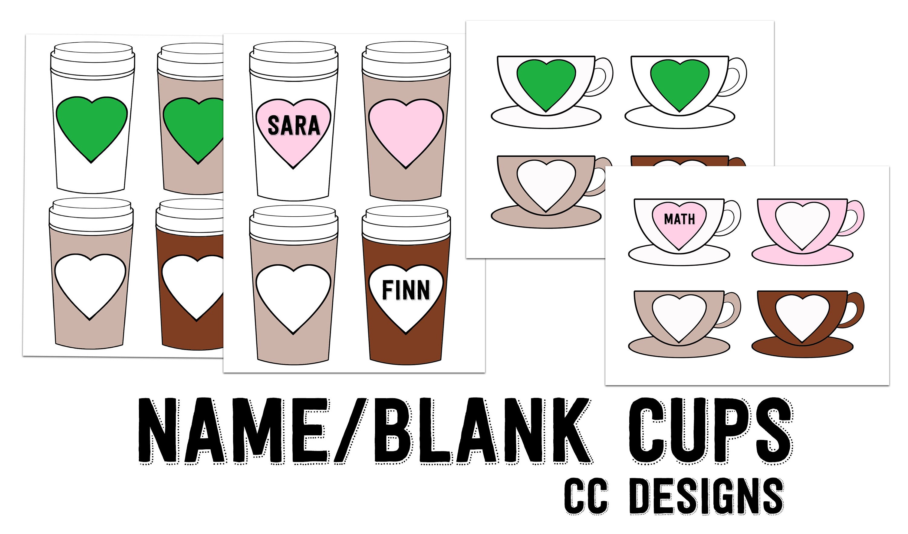 PRINTABLE Latte Love Coffee Door Bulletin Board Teacher Room Decor ...