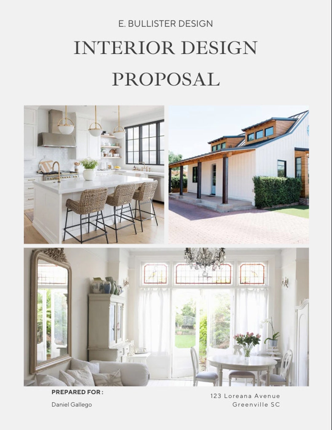 Interior Designer Project Proposal - Etsy