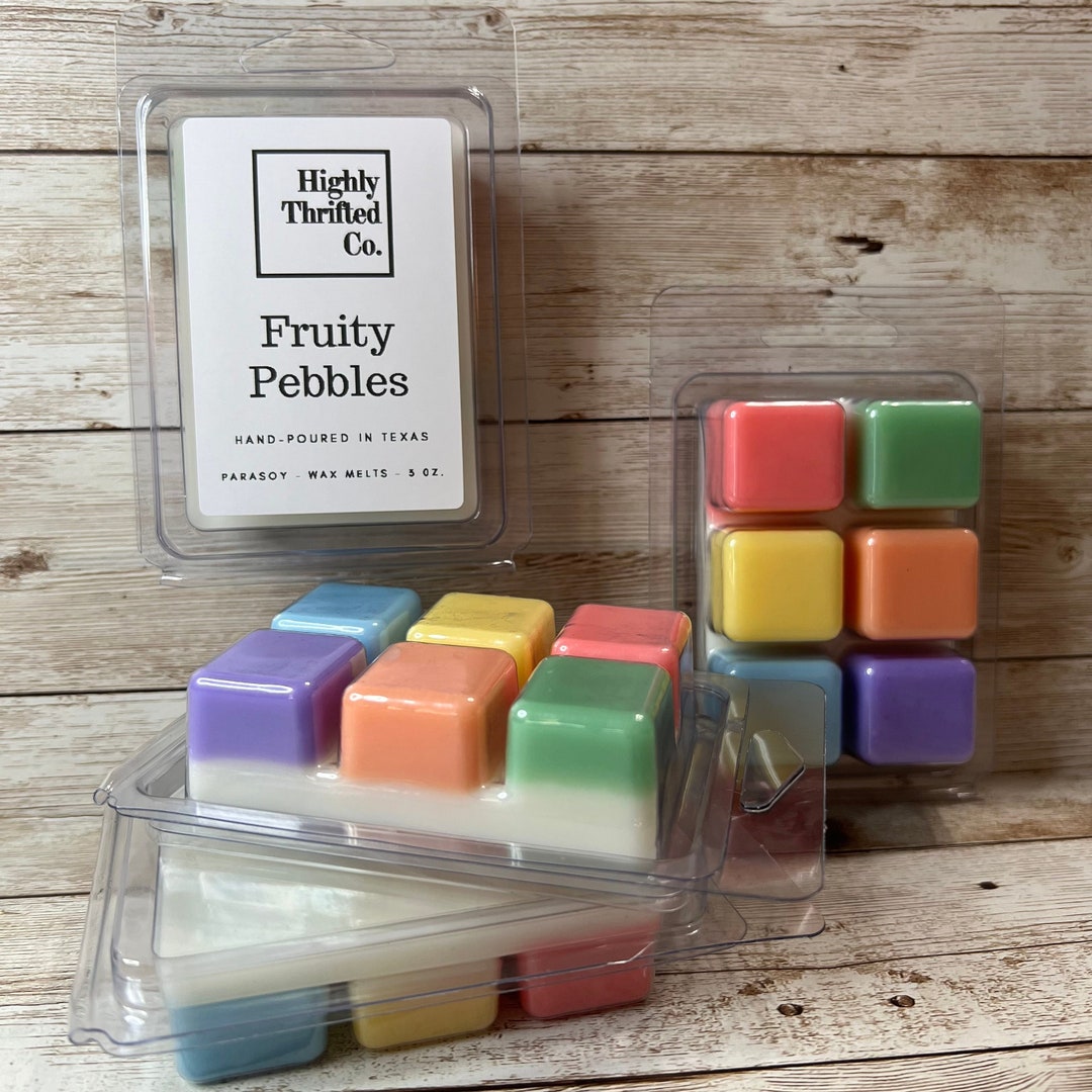 Cereal Scented Wax Melt Cubes Fruity Fruit Loops Colored Wax for ...