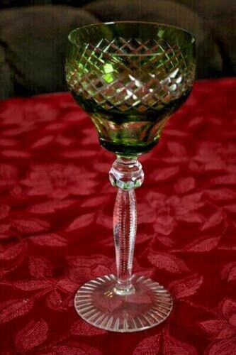 Colored Lead Crystal Glasses With Wine Decanter Set - Etsy