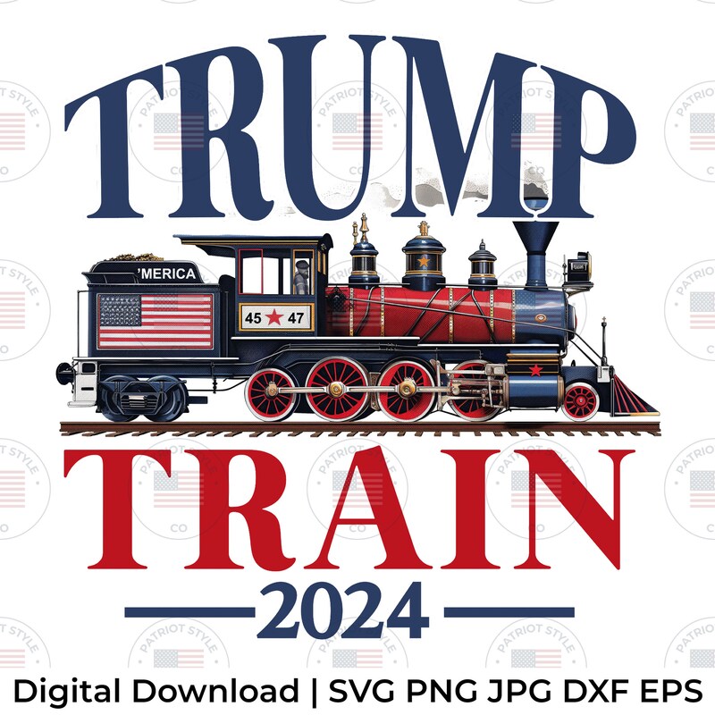 Trump Train Svg - Etsy