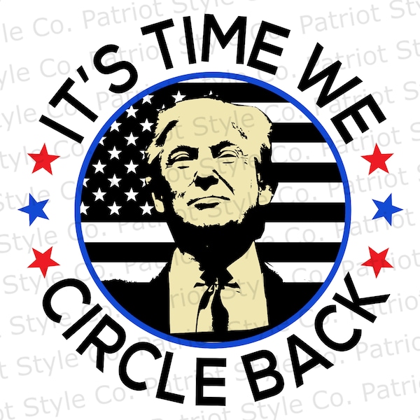 Trump Png Circle - Etsy